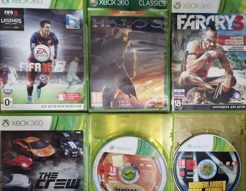 Игры Диски Xbox 360 6шт набор 02
