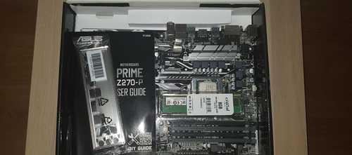 Asus Prime Z270P +G3900+DDR4 8gb