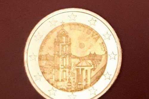 Монета 2 евро Литва