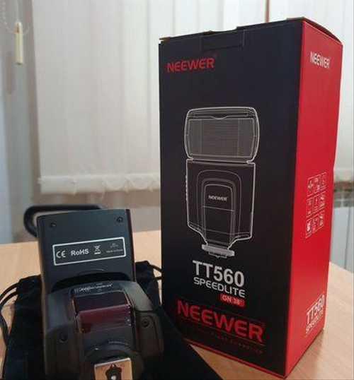 Вспышка Neewer TT560 Speedlite для Canon