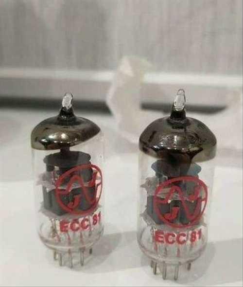 Лампы JJ ecc81, ecc82