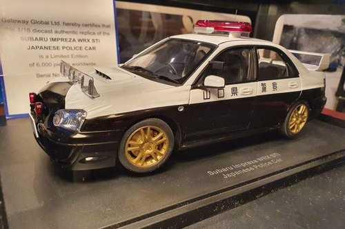 1:18 Autoart Subaru Impreza WRX Sti Police