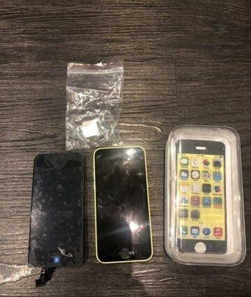 iPhone 5c, 8gb, yellow