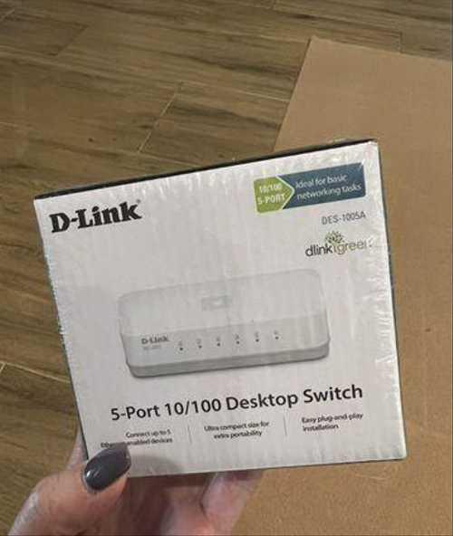 Коммутатор 5-port 10/100 desktop switch