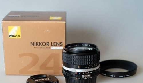 Nikon nikkor 24mm f/2.8 Manual Focus