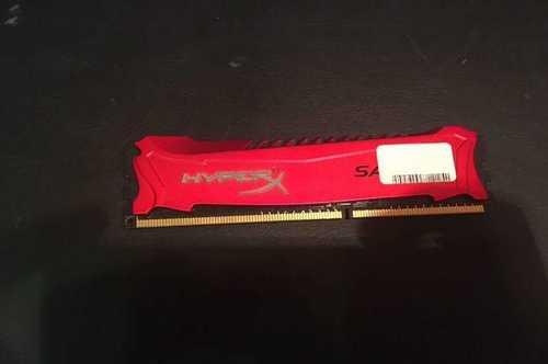 Оперативная память Kingson Hyperx Savage red 4gb