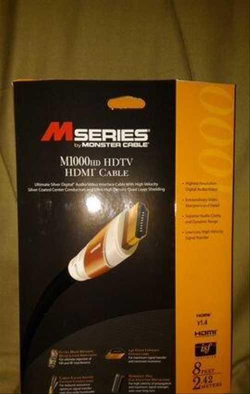 Monster cable M1000HD hdmi 3D and 4K