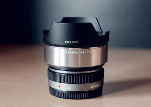 Panasonic 14mm f2.5 Широкоугольный адаптер