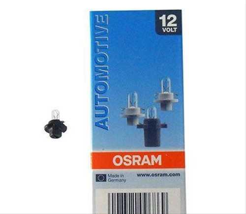 Автолампа osram 12V 1,2W с патроном BX8,4d (2351MF