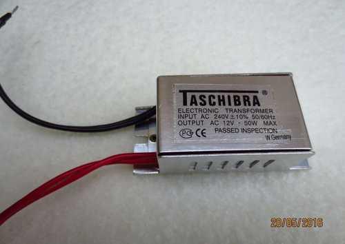 Трансформатор электронный Taschibra 12 V / 50 W