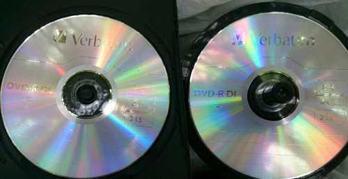 Болванка DVD-R DL 8.5gb verbatim двуслойный диск