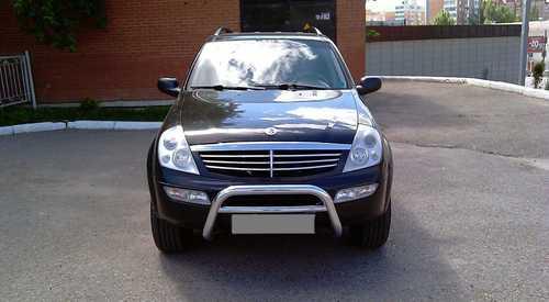 Кенгурятник, передняя защита SsangYong Rexton