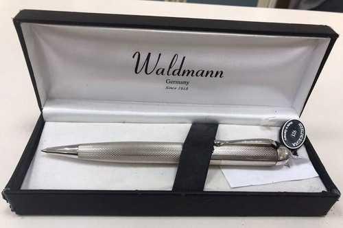 Ручка шариковая серебро waldmann
