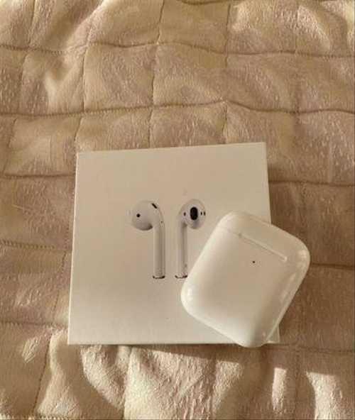 Беспроводные наушники apple airpods 2 оригинал