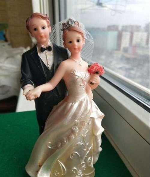 Украшение на торт свадебная статуэтка