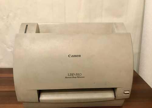 Принтер canon lbp 810 куда вставлять бумагу