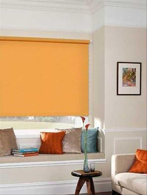 Рулонная штора, Апельсин, 98х170 см