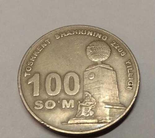 100 сом 2009 года Узбекистан