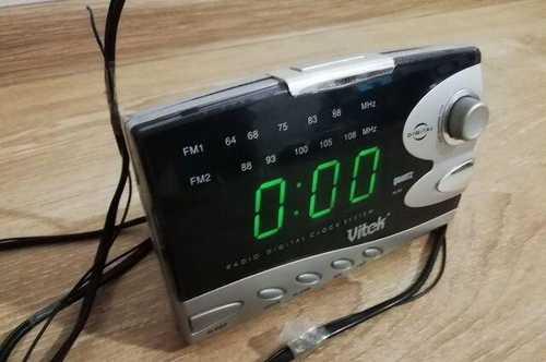 Радио часы будильник Vitek