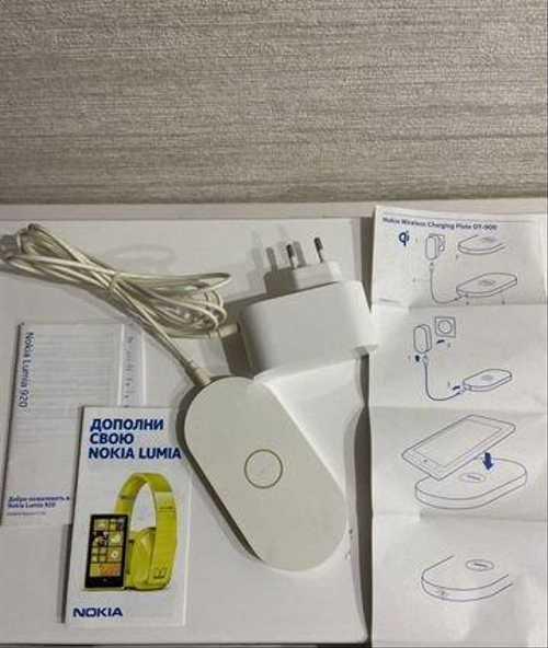 Беспроводная зарядка Nokia DT-900 (белый)