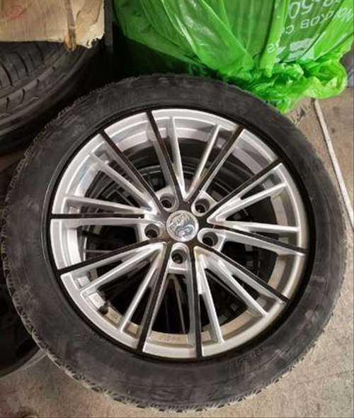 Диски Ijitsu 5х114,3 с шинами 225/50 R17