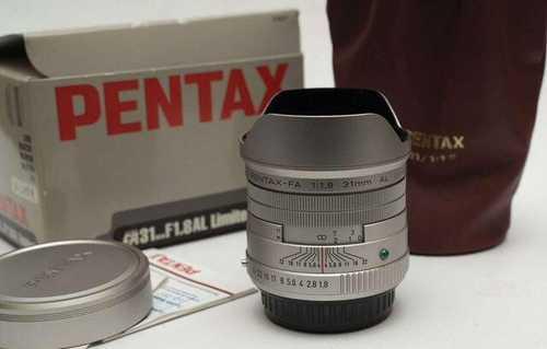 Smc pentax-fa 31mm F1.8 AL Limited K