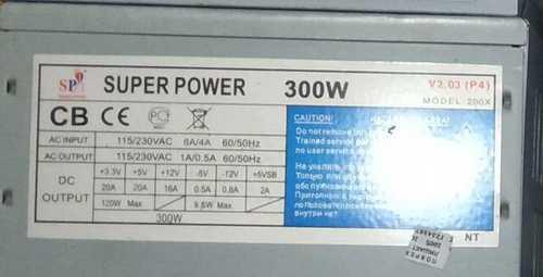 Блок Питания Super Power Super 300W