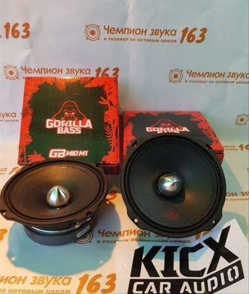 Автомобильные колонки Kicx Gorilla Bass MID M1