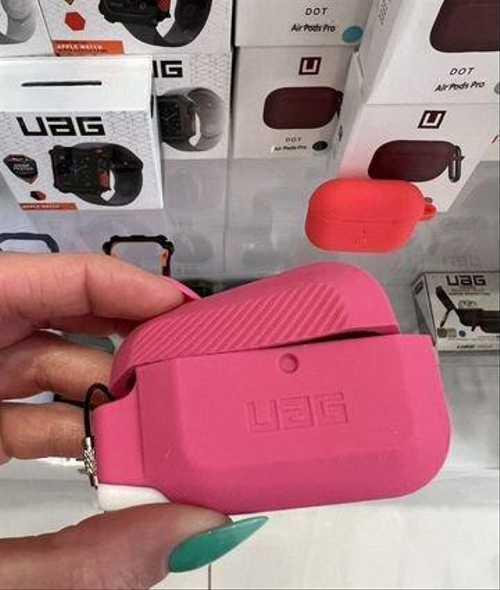 Защитный чехол UAG pink для AirPods Pro new