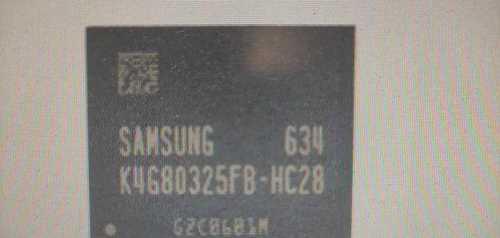 Видеопамять samsung k4G80325fB-hc25 HC28