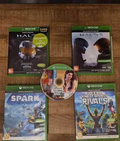 Игры Xbox One GTA 5, Halo, Kinect