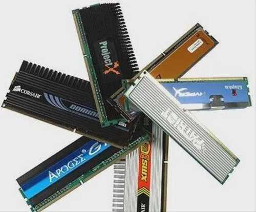 Оперативная память DDR2/DDR3/DDR4 пк и Ноутбуков
