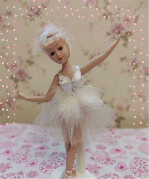 Фарфоровая кукла балерина коллекционная