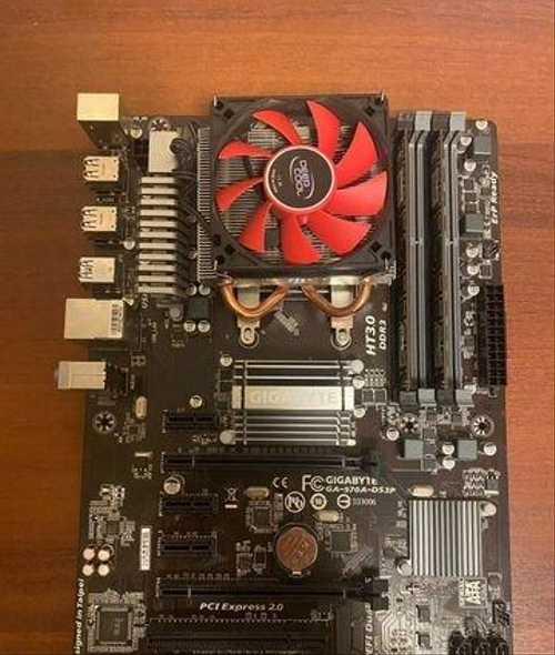 Материнская плата gigabyte ga 970a ds3p