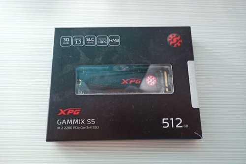 XPG gamminx S5 512GB m.2 (Почти новый,на гарантии)