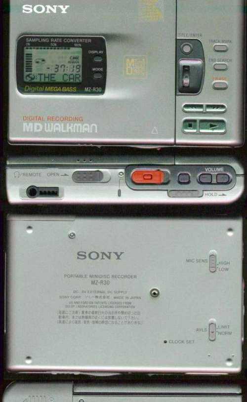 Плеер MD walkman Sony MZ-R30