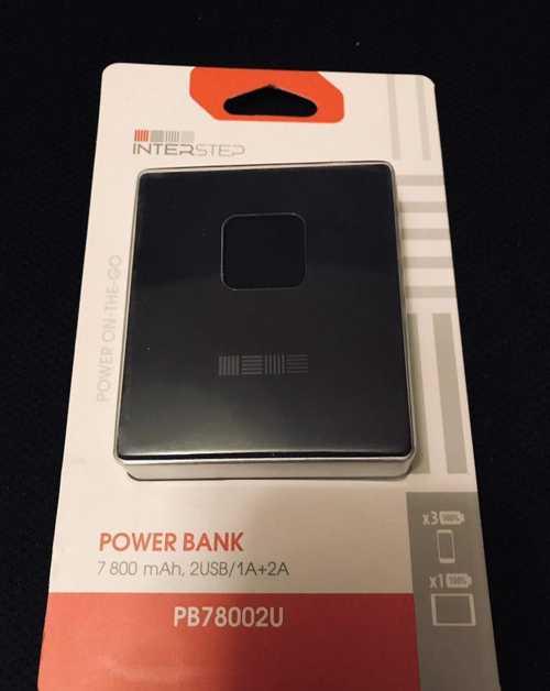 InterStep Power Bank 7800mAh (Black edition)