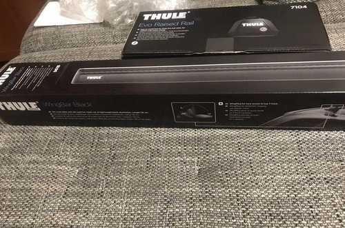 Thule WingBar Black с упорами Evo Raised Rail