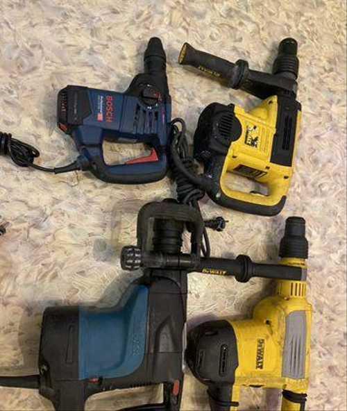 Перфораторы Dewalt, Makita, Bosch