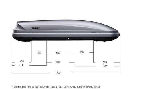 Автобокс (Thule) Pacific 600