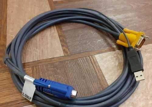 KVM кабель aten 2L-5206UP (6 метров)