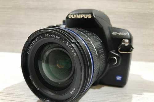 Зеркальный фотоаппарат olympus e-450