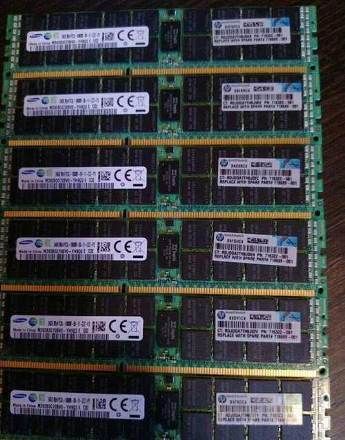 Оперативная память HP DDR3 PC3L 24GB