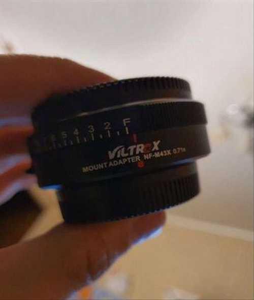 Viltrox Booster NF-M43X с Nikon на Micro 4/3