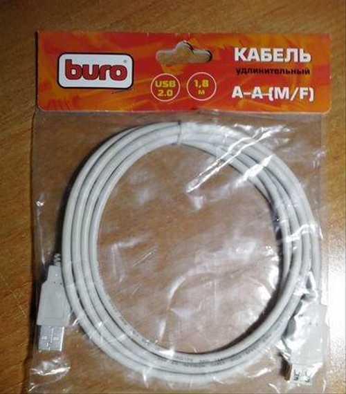 USB кабель Buro 1,8 м