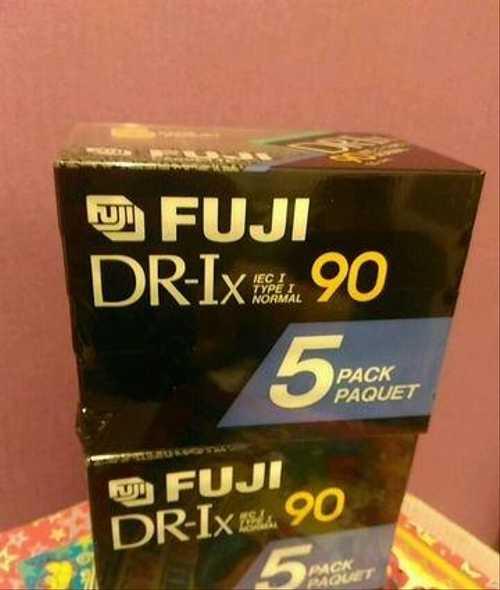 Аудиокассеты fuji DR-Ix 90 min кассетница