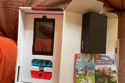 Портативная игровая приставка nintendo switch