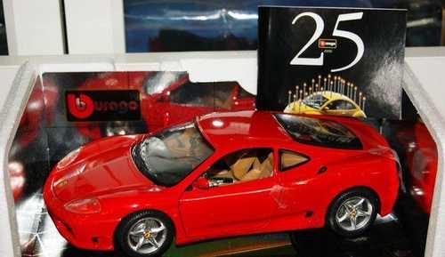 1/18 BBurago Ferrari Modena 360 Ит 1999 + Каталог