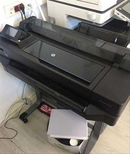 Как печатать на плоттере hp designjet t520