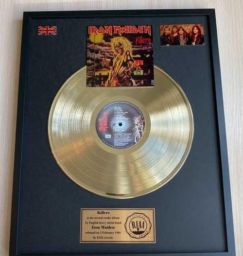 Iron Maiden Killers пластинка в раме